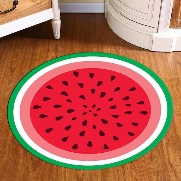 Bluey Watermelon Rug - Etsy