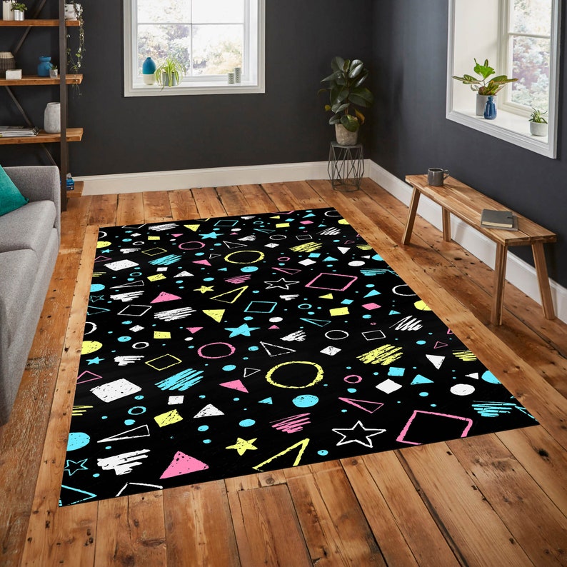 Arcade Rug, Arcade Bar, Retro Rug, Arcade Bar Rug, 80s Rug, Retro ...