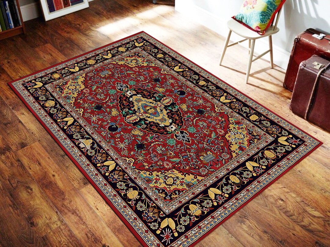 Dude Rug, the Big Lebowski, Fantastic Movie Floor Rug, Living Room Rug ...