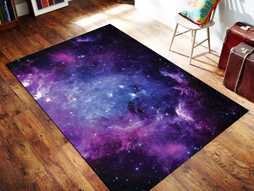 Nebula Rug,galaxy Rug,space Rug,stars Rug,nebula Theme Rug,space ...