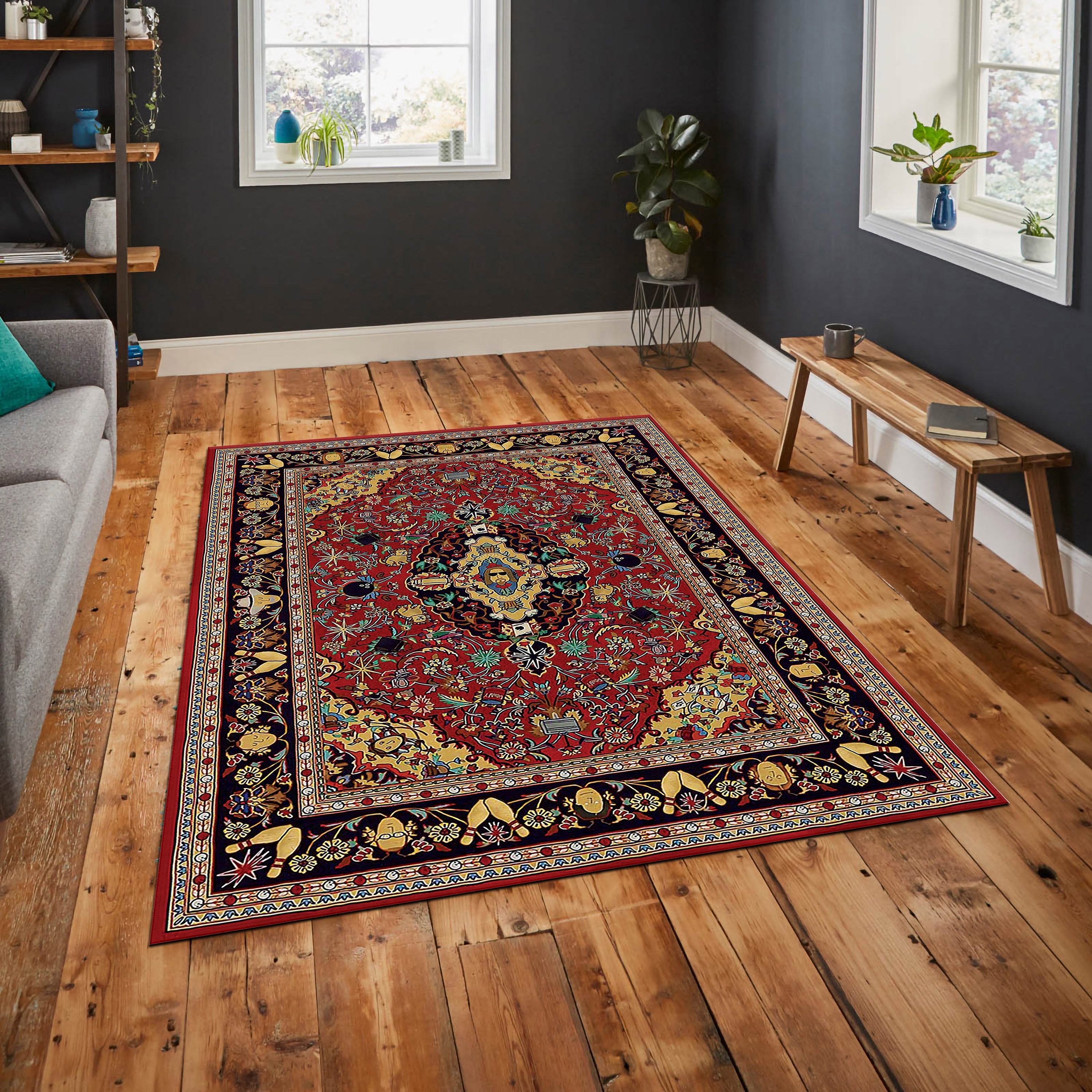 Dude Rug, the Big Lebowski, Fantastic Movie Floor Rug, Living Room Rug ...