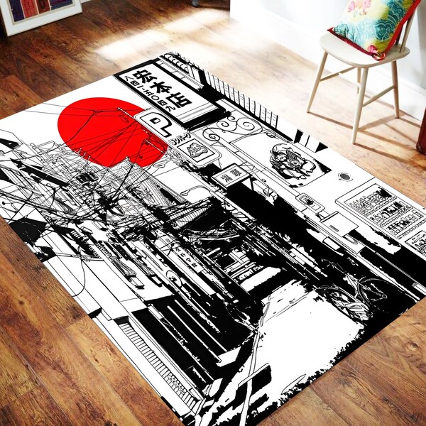 Japanese Rug - Etsy