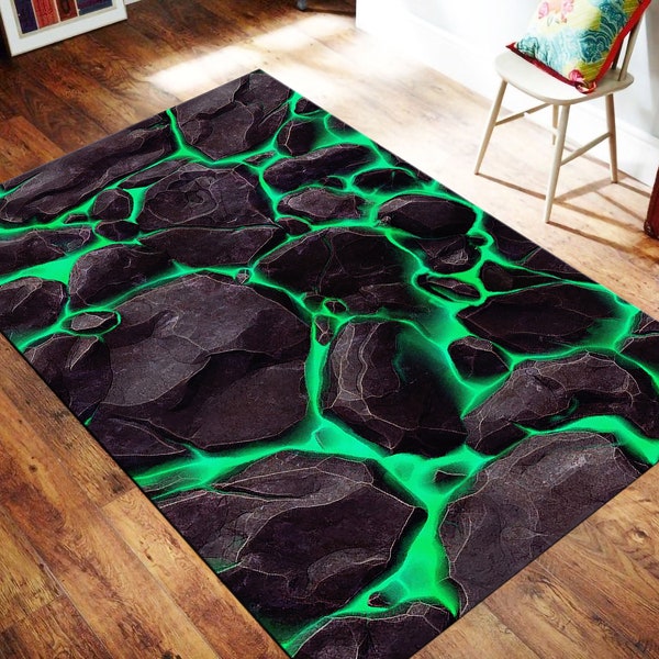 Floor is Lava Rug - Etsy