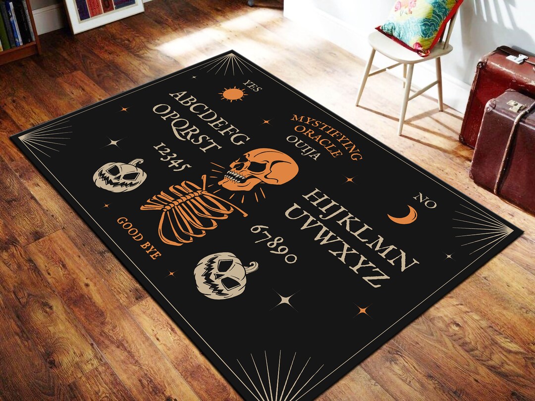 Skeleton Rug,horror Rug,skull Rug,halloween Area Rug,hallowen Rug ...