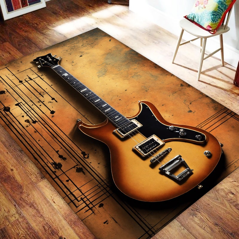 Guitar Rug - Etsy