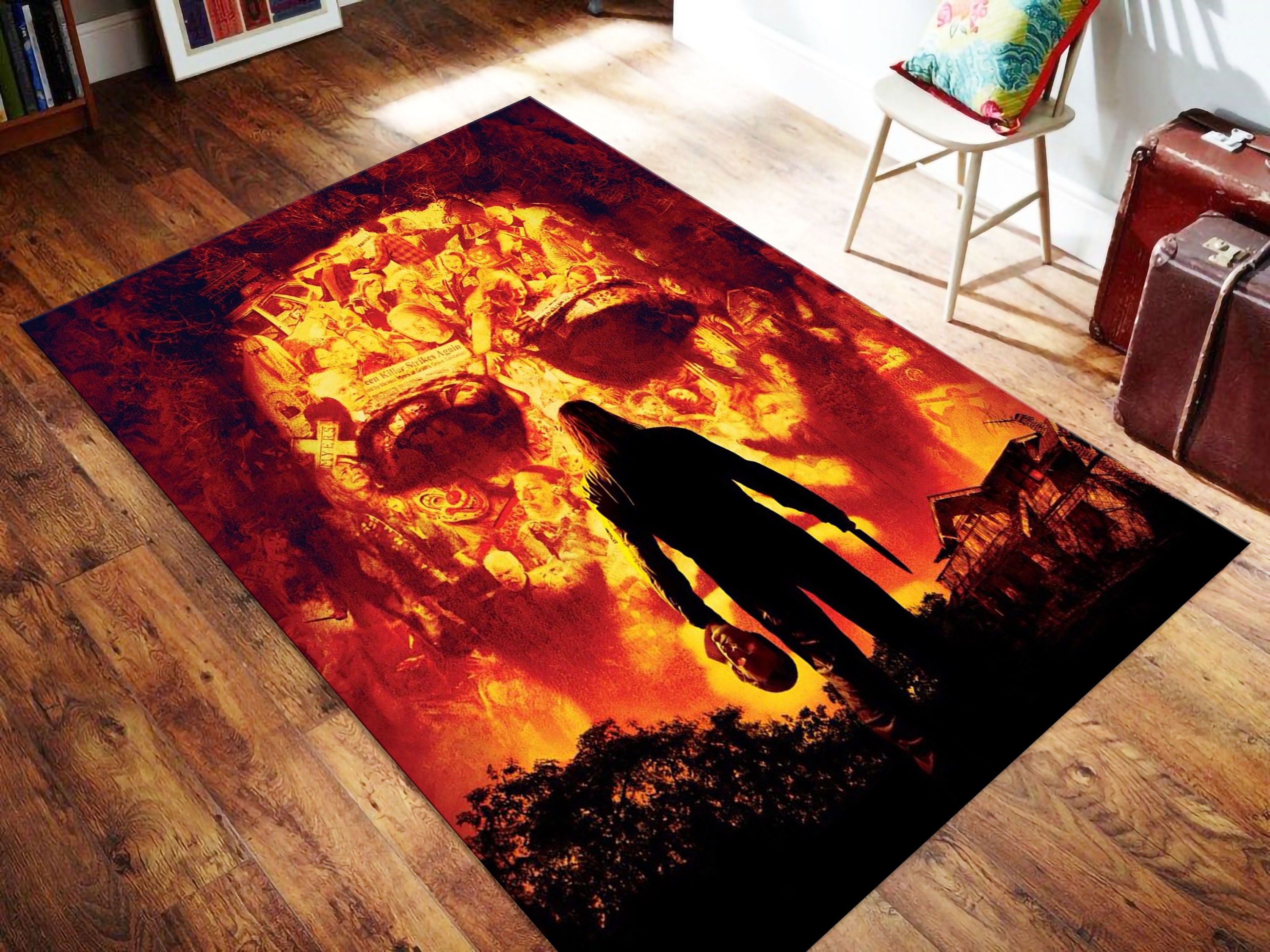authentic quality guarantee Halloween Rug, Michael Myers Rug ...