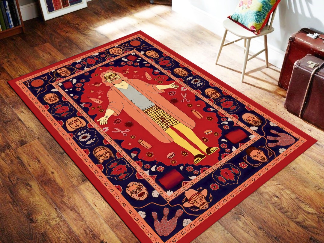 Dude Rug, the Big Lebowski, Fantastic Movie Floor Rug, Living Room Rug ...