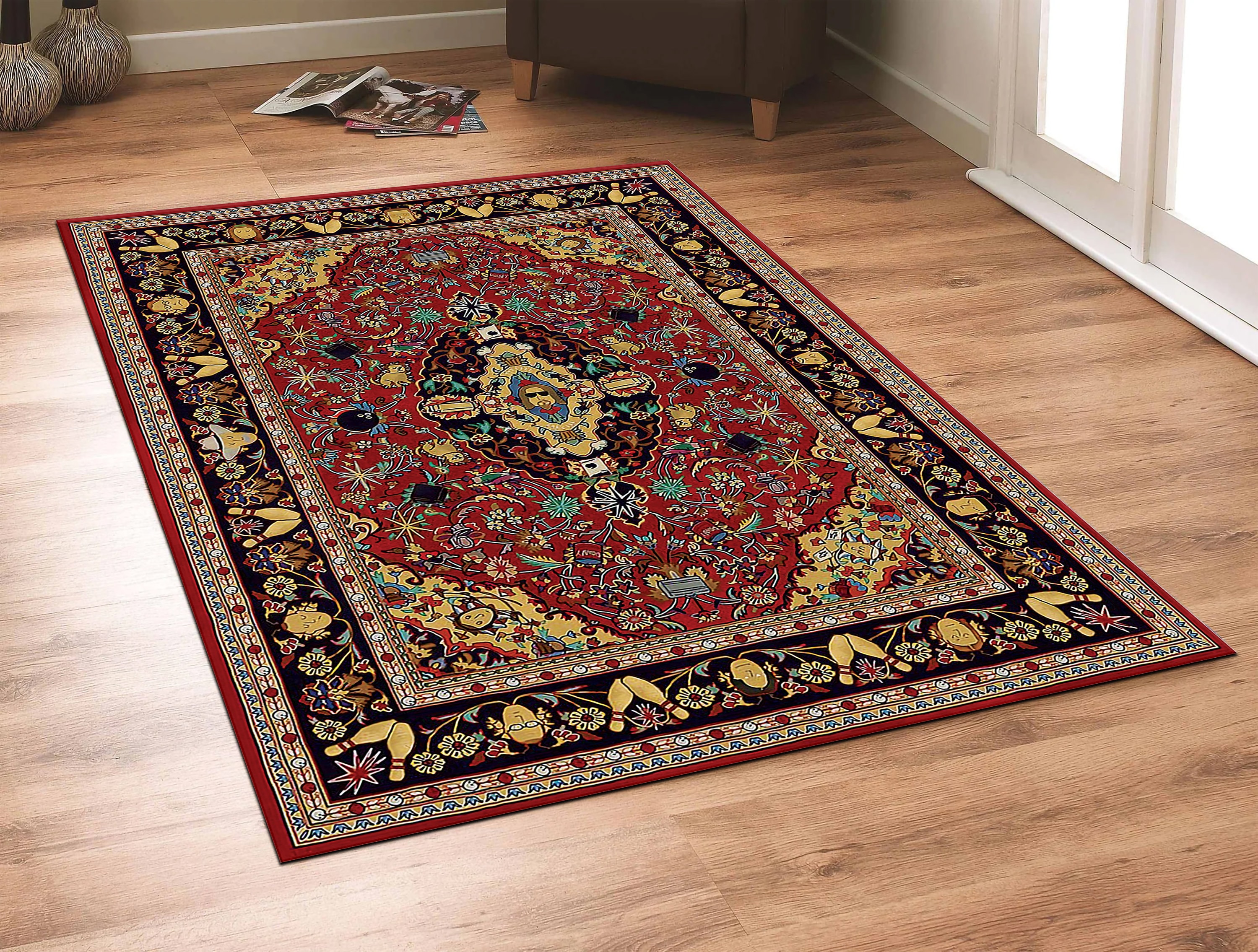 Dude Rug, the Big Lebowski, Fantastic Movie Floor Rug, Living Room Rug ...