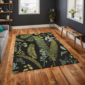 Leaf Rug,garden Rug,nature Rug,jungle Rug,nature Theme Rug,leaf Pattern ...