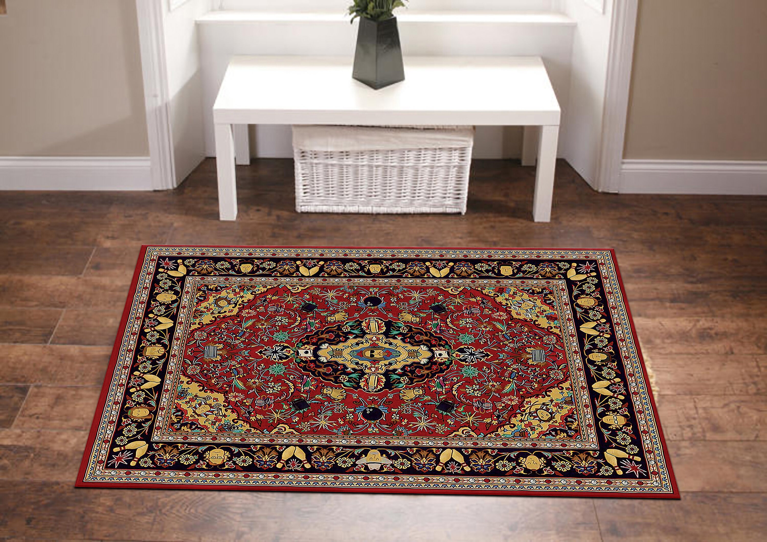 Dude Rug, the Big Lebowski, Fantastic Movie Floor Rug, Living Room Rug ...