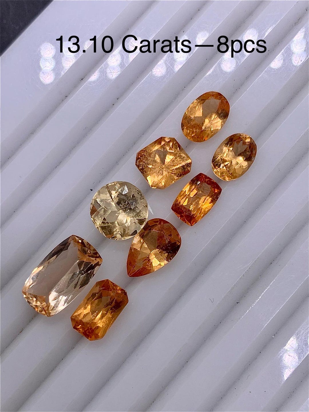 Top Class Imperial Topaz 8 Pieces Lot. - Etsy