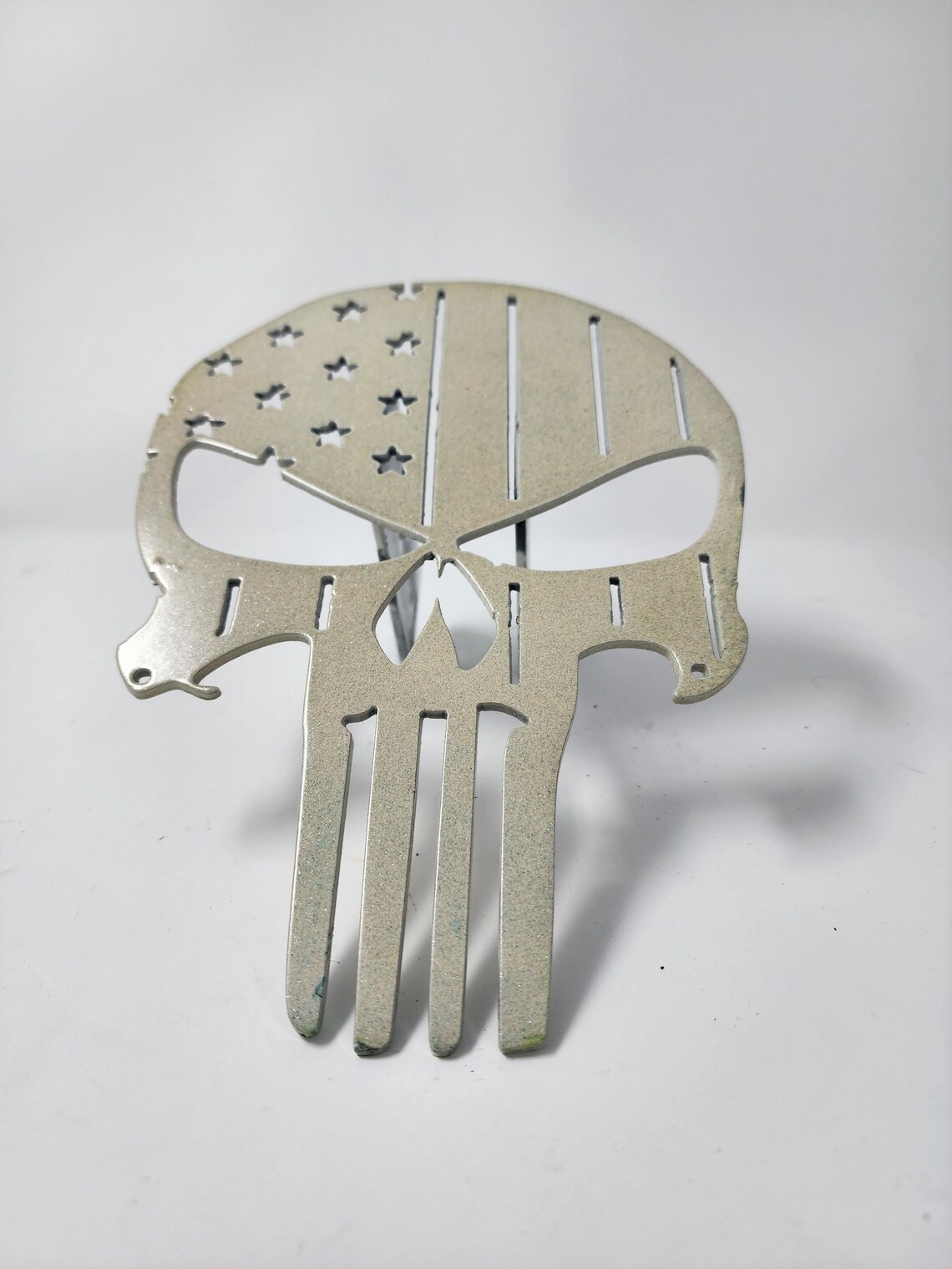 Powder-coated Punisher Hitch Cover, All Steel 10 Gauge and 11 Gauge - Etsy