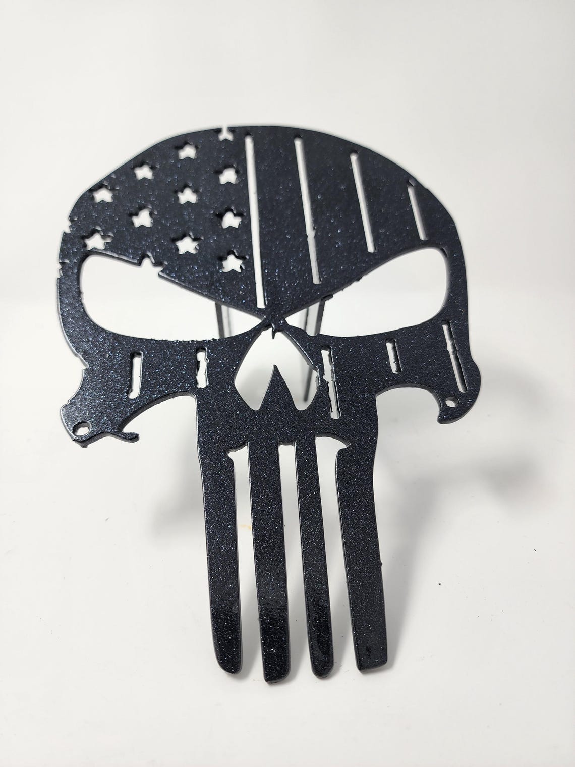 Powder-coated Punisher Hitch Cover, All Steel 10 Gauge and 11 Gauge - Etsy