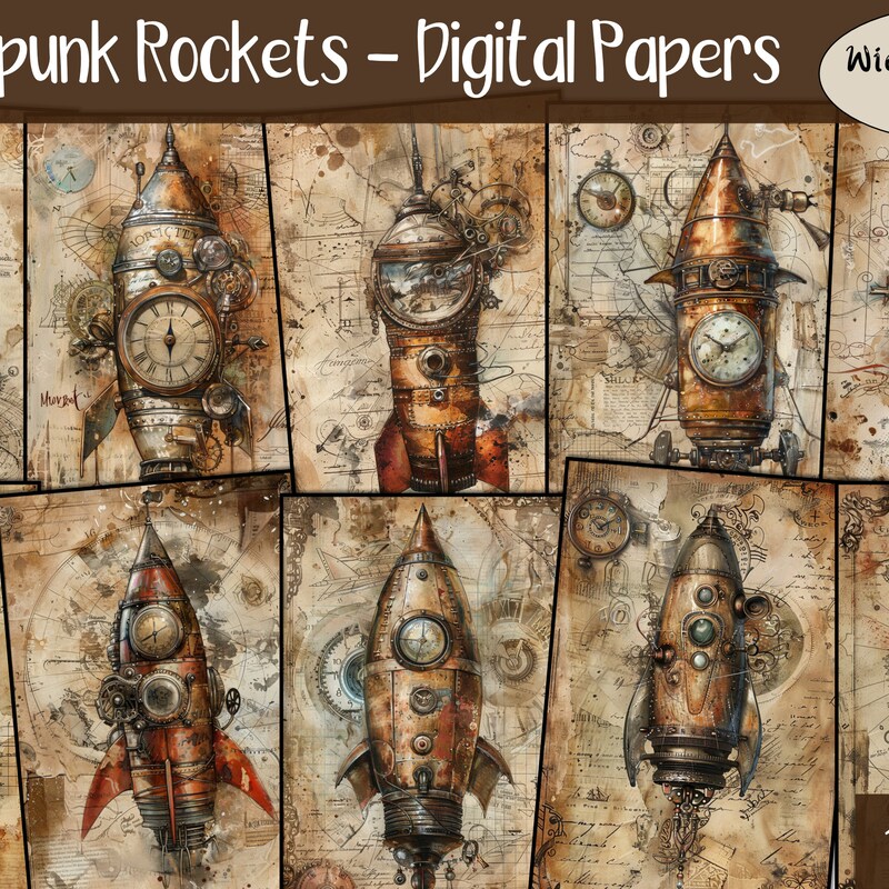 Steampunk Rocket - Etsy