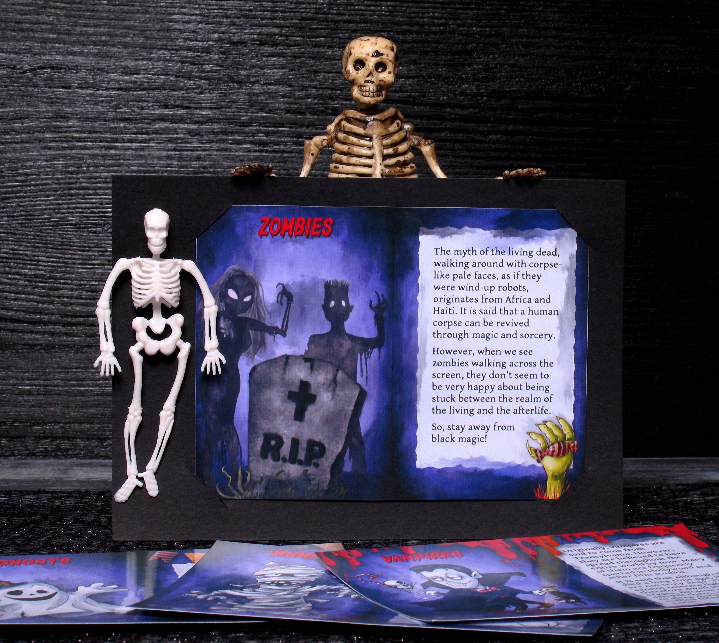 Printable Halloween Scary Mini-lexicon Kit 2.16 X 3.35 English Version ...