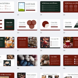 Canva Presentation Template for Christmas | Holiday Slides | Christmas ...
