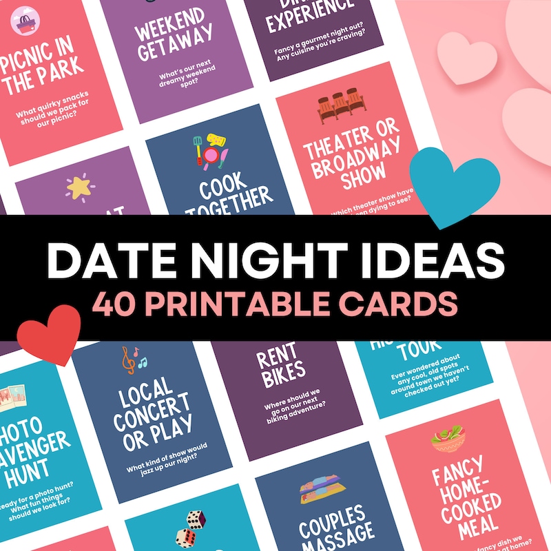 Date Night Printable - Etsy