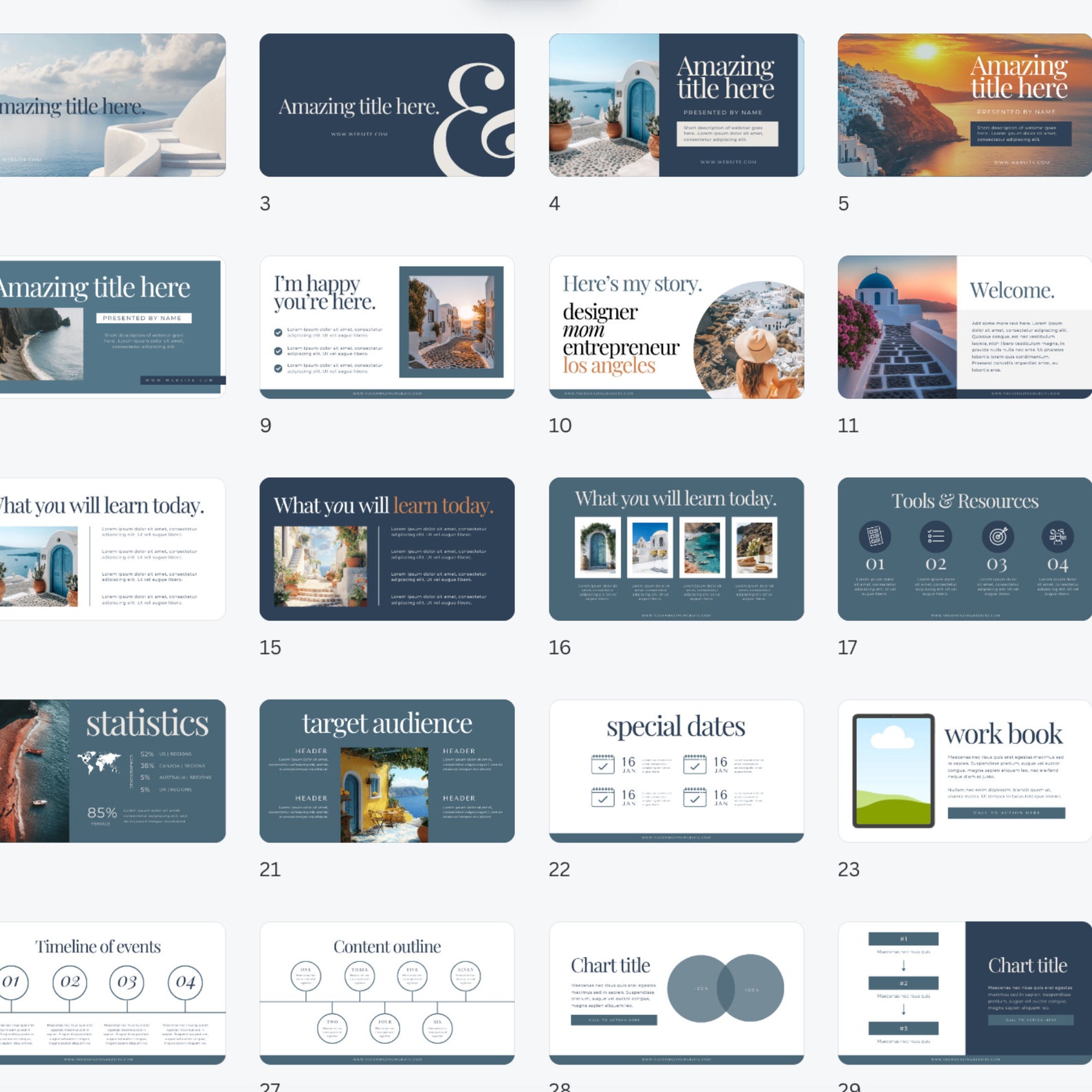 Travel Presentation Template | Travel Slide Deck | Slides for ...