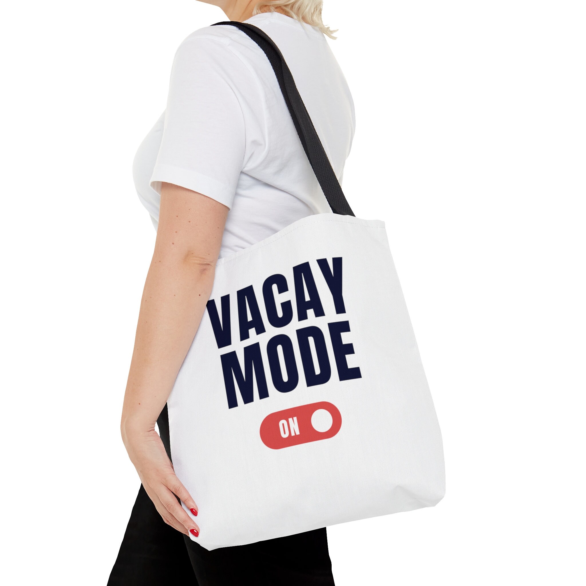 Vacay Mode ON Totebag | Beach Tote | Vacation Tote Bag | Summer Tote ...