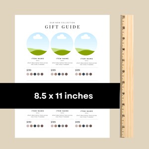 Holiday Product Catalog Template, Christmas Gift Guide, Christmas Gifts ...