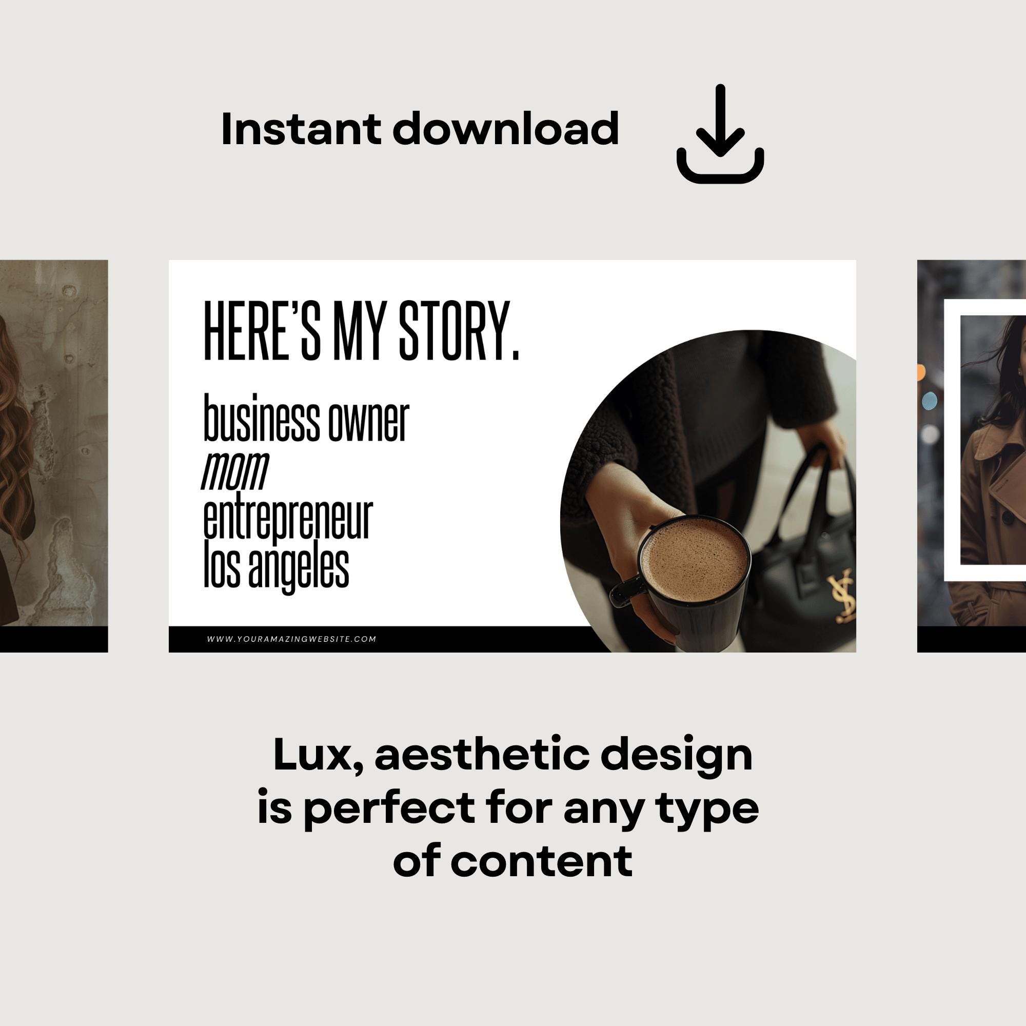 Brand Pitch Deck, Presentation Template, Brand Deck, Modern Slides ...