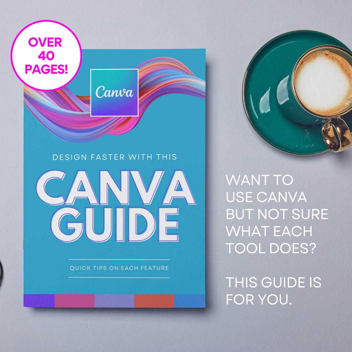Canva Guide PDF, Canva Guide for Beginners, Canva Toolbar Guide, How to ...