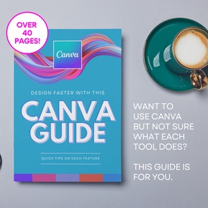 Canva Guide PDF, Canva Guide for Beginners, Canva Toolbar Guide, How to ...