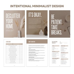 Decluttering Guide, Declutter Checklists, Home Cleaning Guide, Step-by ...