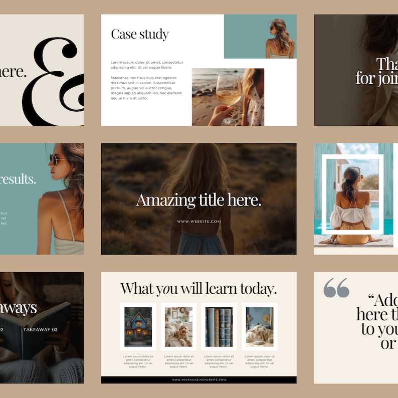 Canva Presentation Template | Modern Slide Deck | Slides for ...