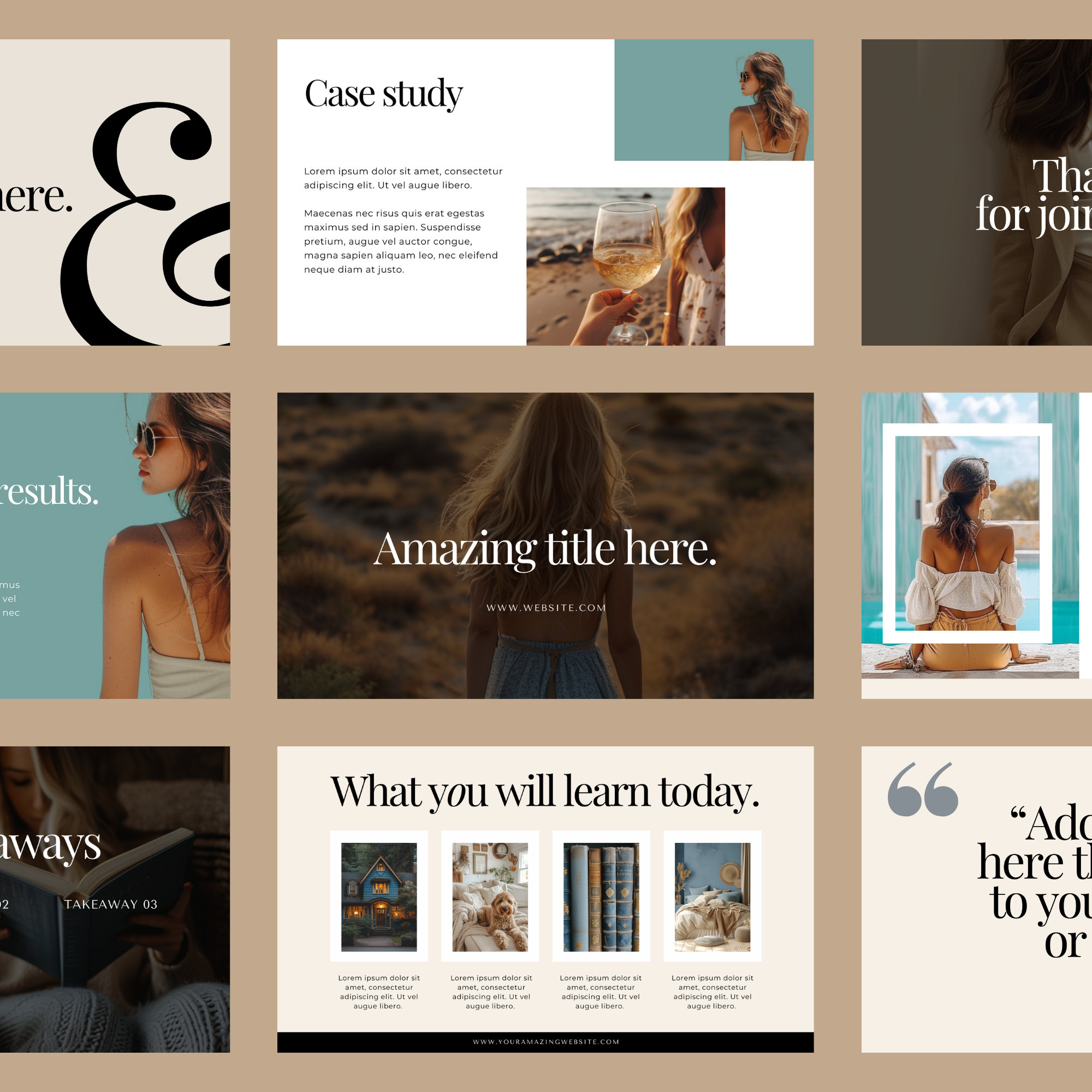 Canva Presentation Template Modern Slide Deck Slides for Presentation ...