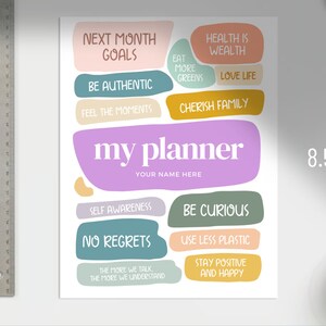 Printable Planner | Digital Planner | Editable Personal Planner ...