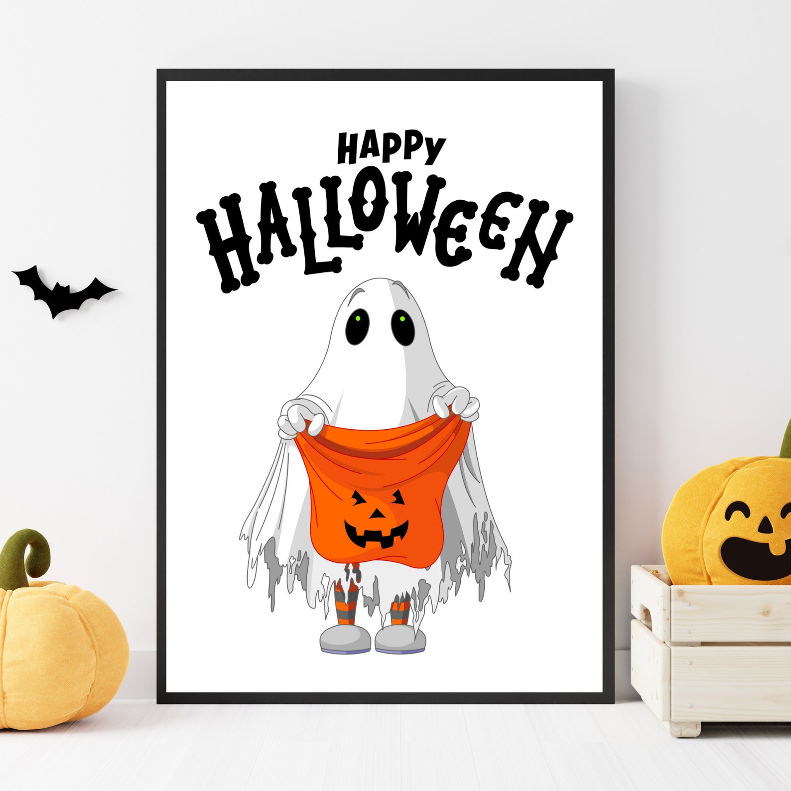 Printable Halloween Party Signs, Spooky Decor (canva Template) - Etsy