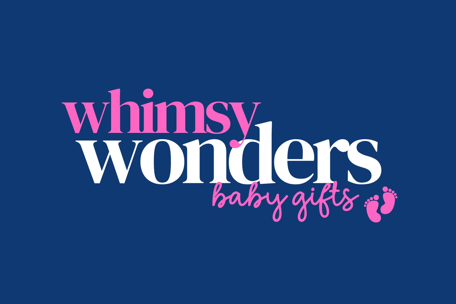 DIY Colorful Baby Logo Canva Template - Editable Fun Pink and Blue Logo ...