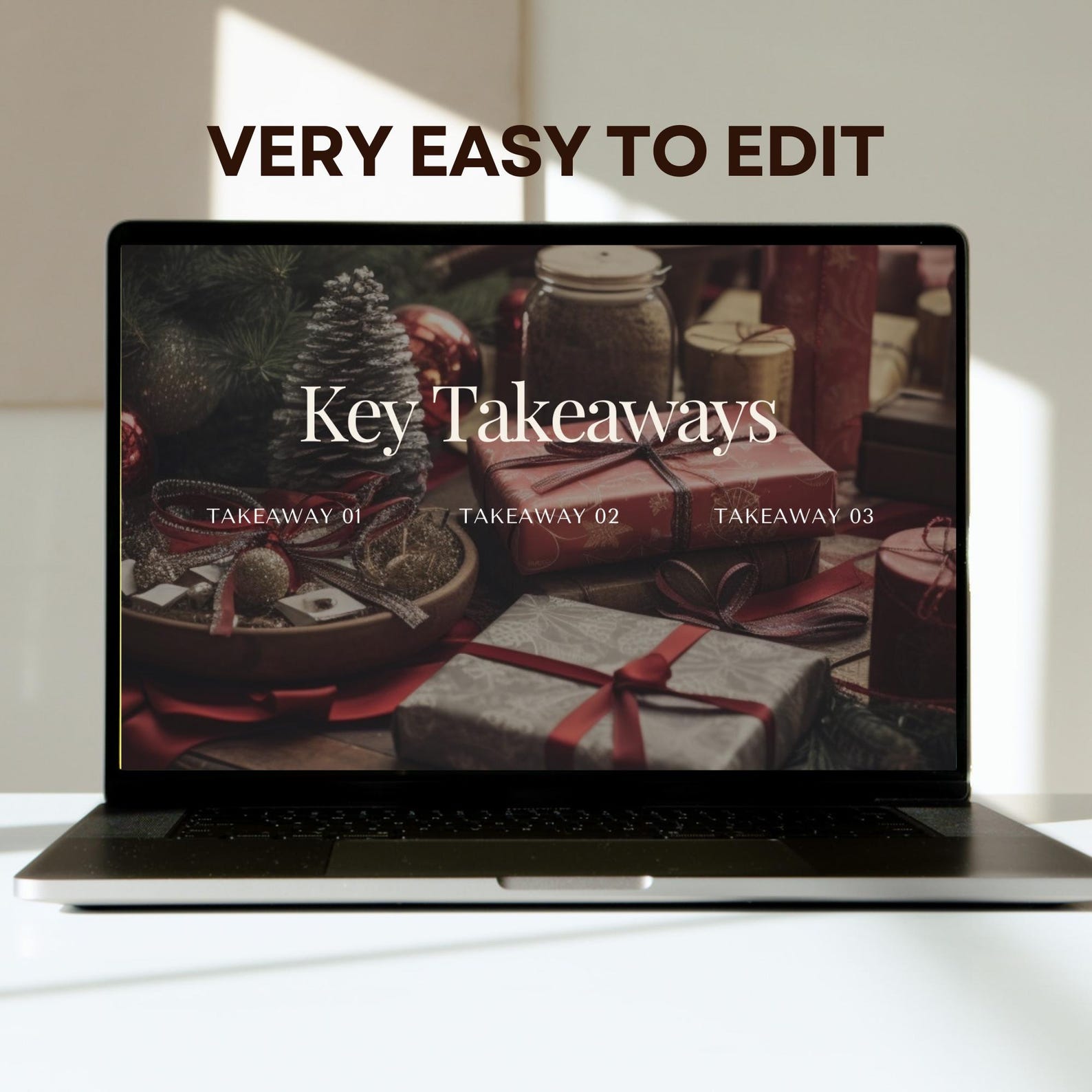 Canva Presentation Template for Christmas | Holiday Slides | Christmas ...