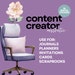 Content Creator Stickers | PNG Files for Digital Planners (digital ...
