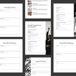 Photo Shoot Planner, Editable Photoshoot Planner, Printable Photo Shoot ...