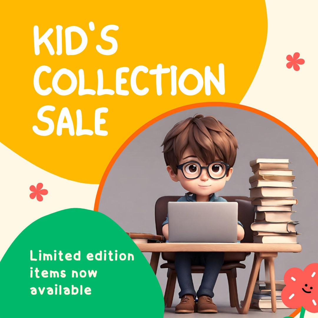 Cute Chibi Children Characters for Commercial Use Children - Etsy