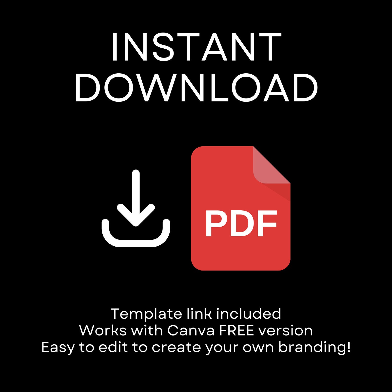 Logo and Brand Board Template, Canva Logo Template, DIY Branding Pack ...