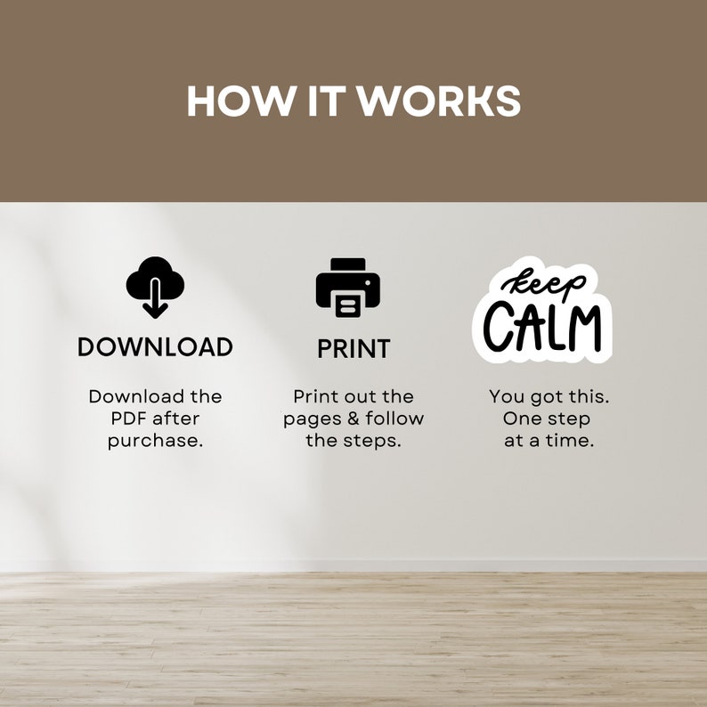 Decluttering Guide, Declutter Checklists, Home Cleaning Guide, Step-by ...