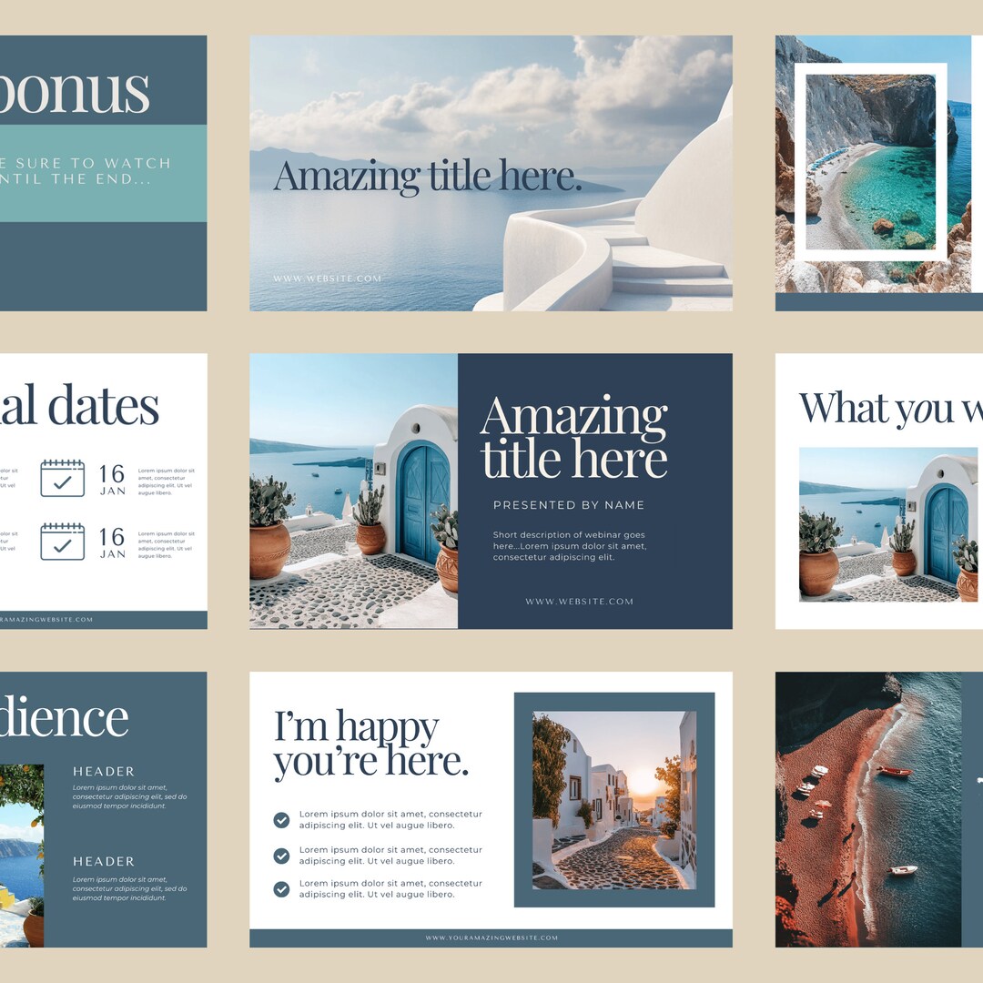 Travel Presentation Template | Travel Slide Deck | Slides for ...