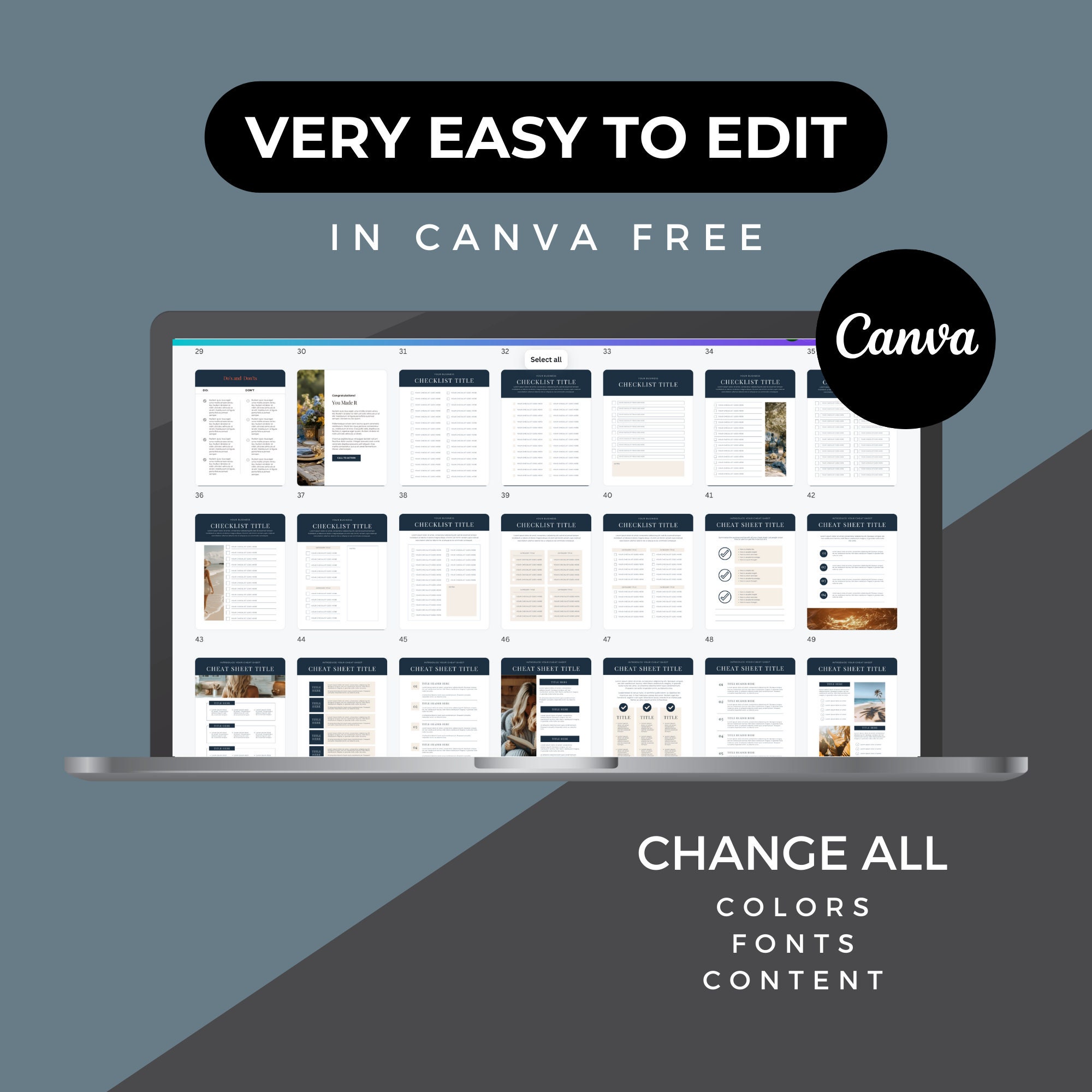 Ebook Template, Editable Canva Workbook, Lead Magnet, Course Creator ...