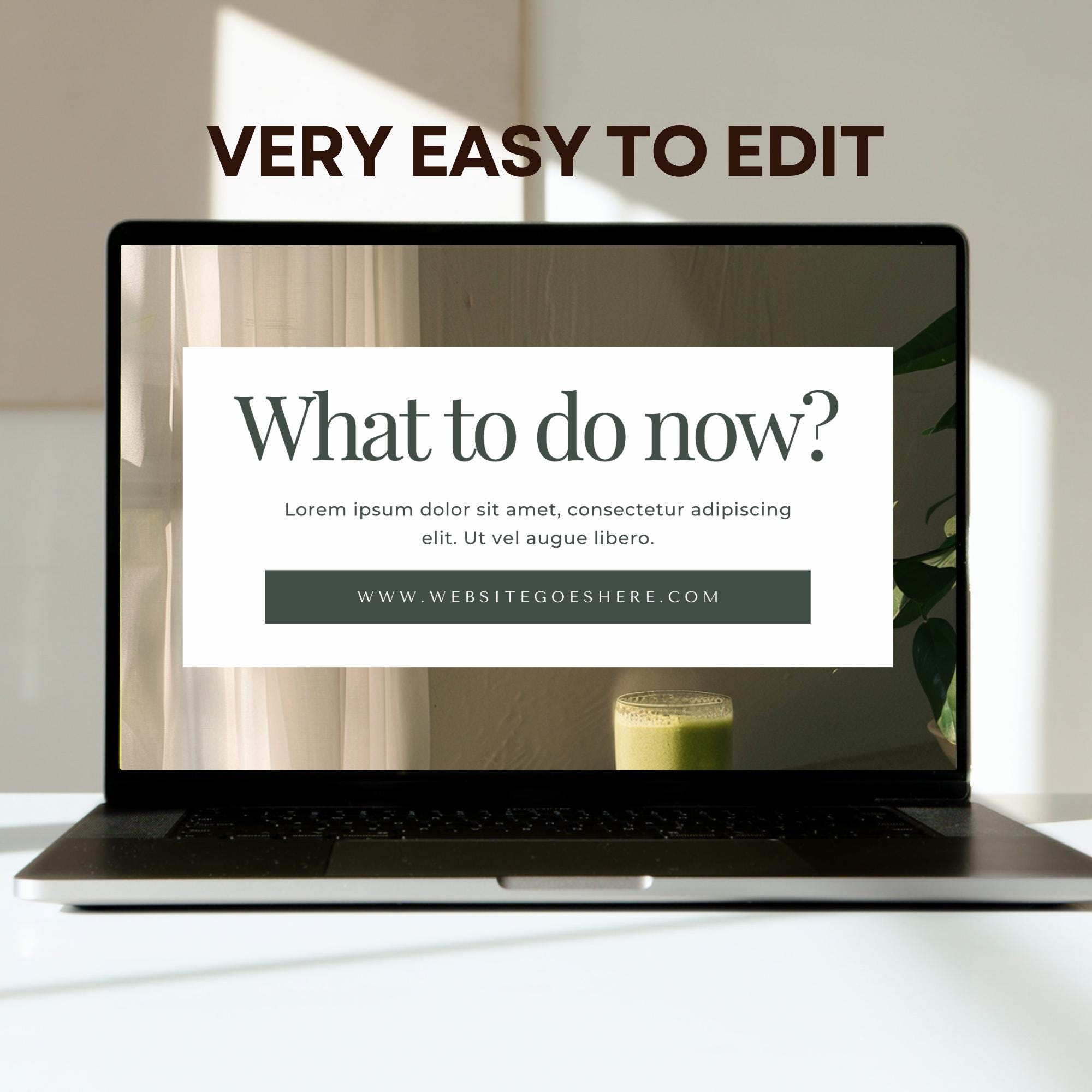 Wellness Course Slide Presentation - Editable Canva Template - Etsy