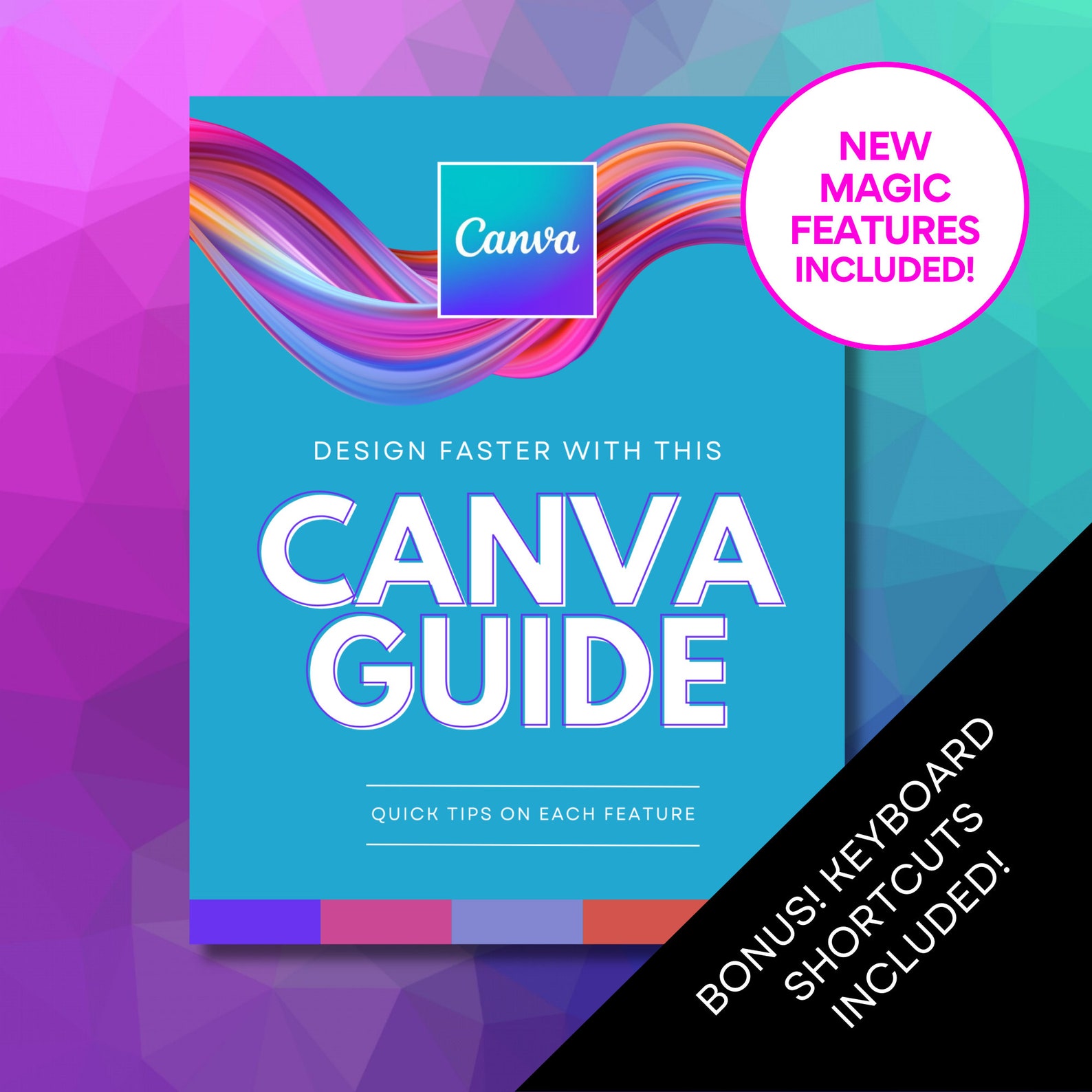 Canva Guide PDF, Canva Guide for Beginners, Canva Toolbar Guide, How to Use Canva, Instant ...