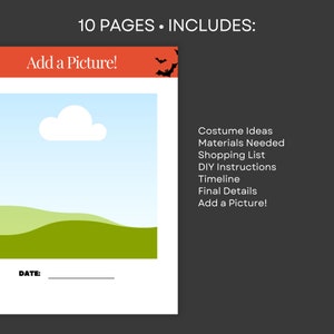 Halloween Costume Planner, How to Plan Your Halloween Costume, Editable ...