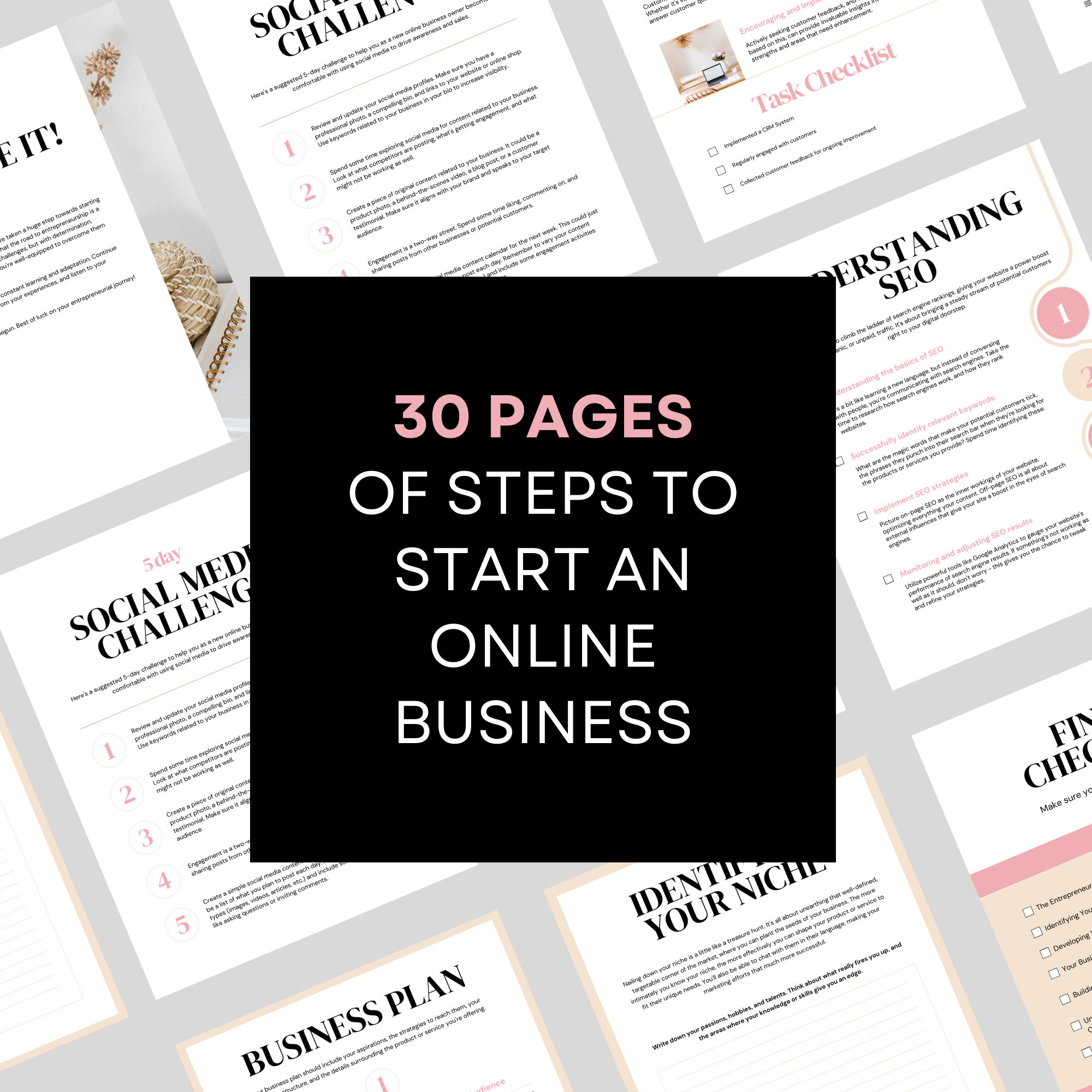 Online Business Startup Guide | Canva Template, Resell Ebook (digital ...