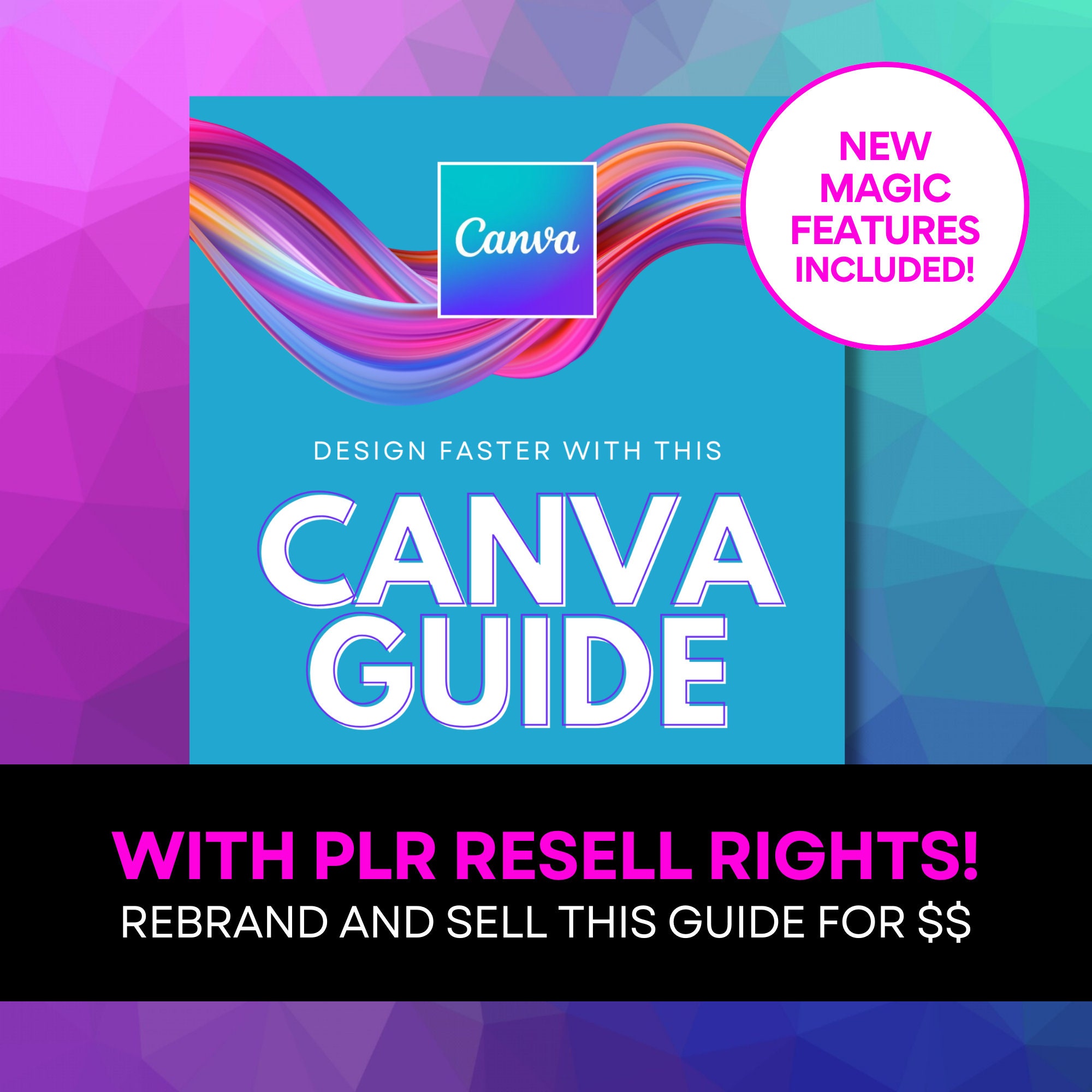 Canva Guide With PLR, Canva Guide for Beginners, Canva Toolbar Guide ...