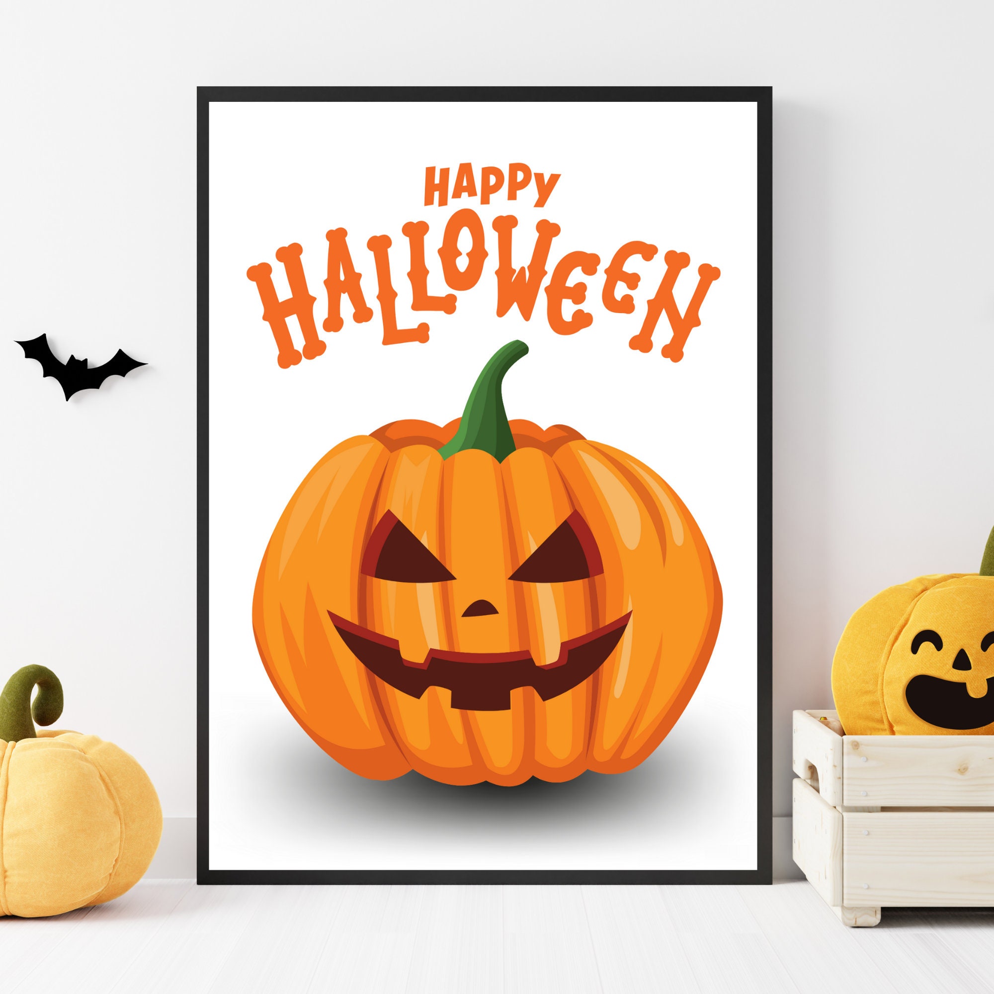 Happy Halloween Signs, Halloween Party Signs Printable, Editable ...
