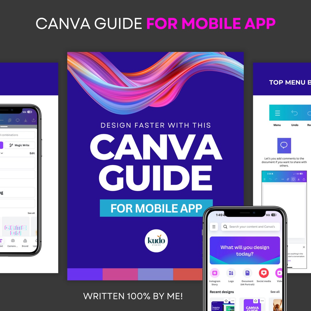 Canva Guide for Mobile App, Canva Guide for Beginners, Canva for Your ...