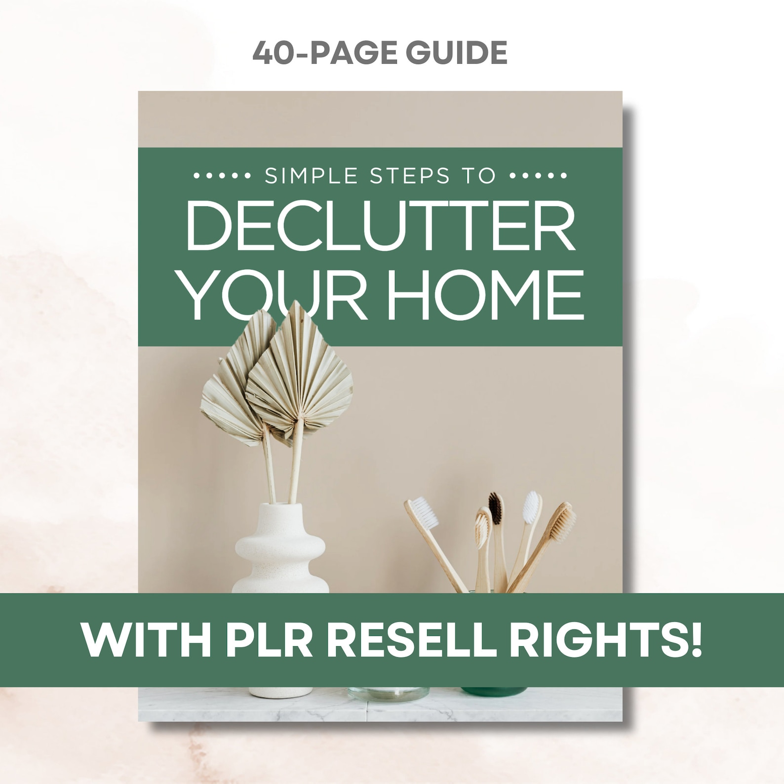 Decluttering Guide With PLR, Spring Cleaning, Home Cleaning Guide ...