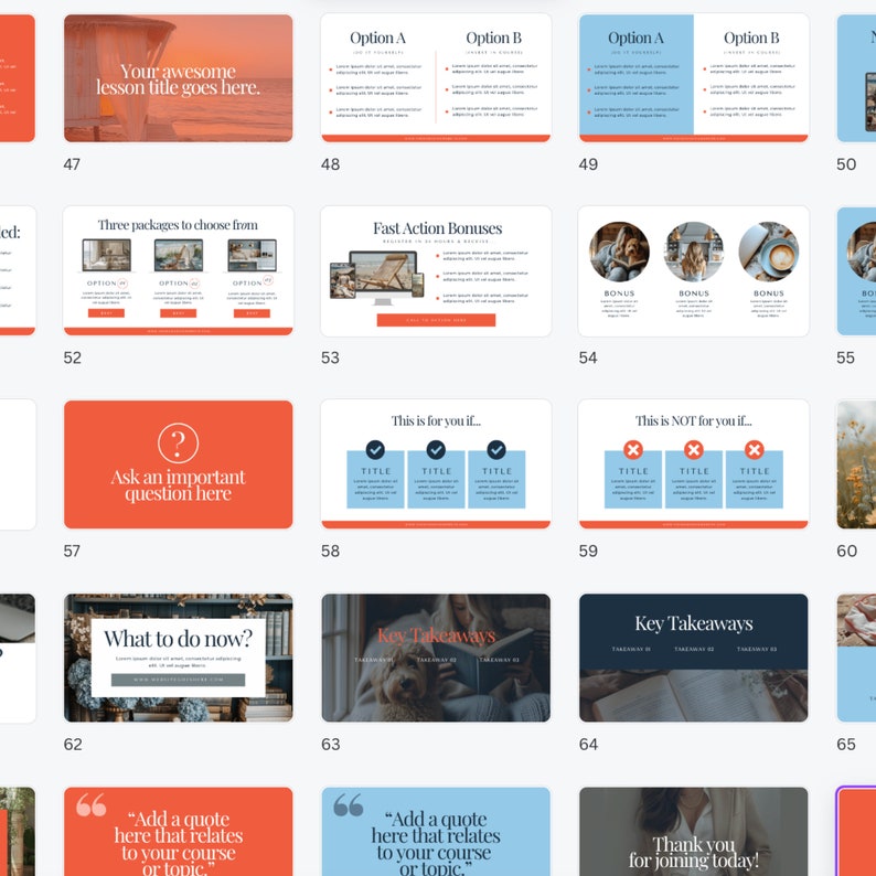 Canva Presentation Template | Bold Slide Deck | Slides for Presentation ...
